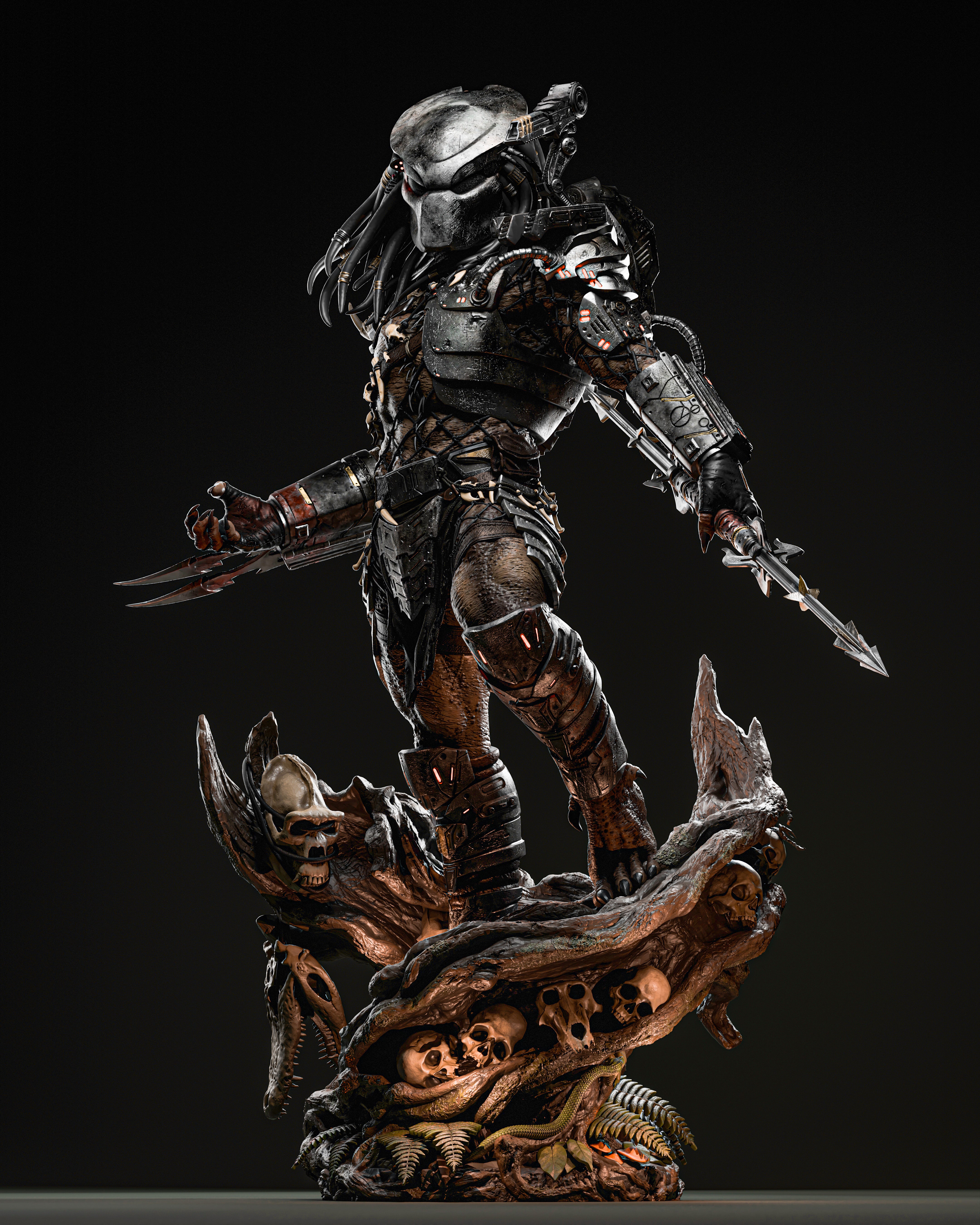 Predator - Yautja Warrior Resin Figure Model Kit – Crimson Raven