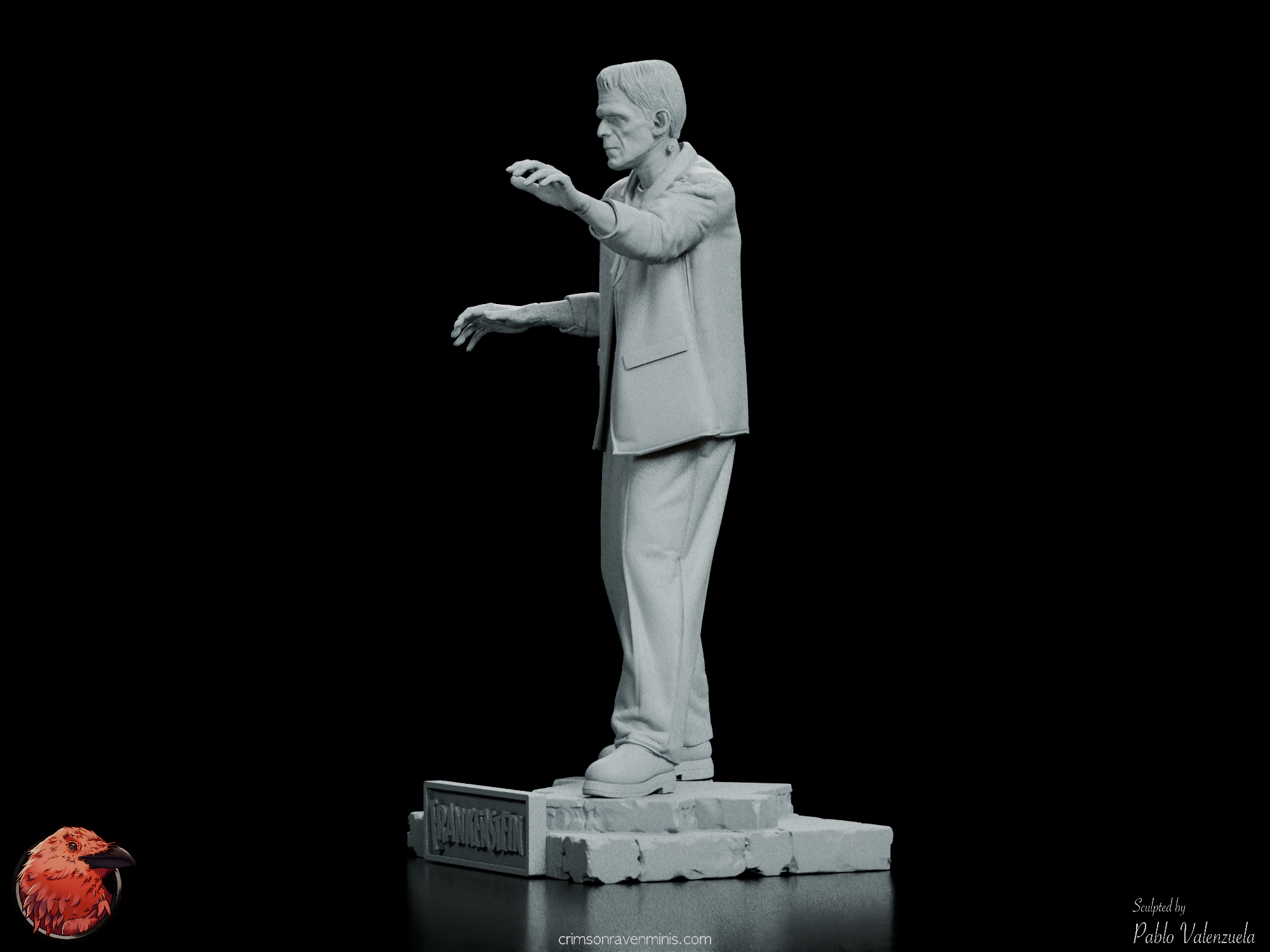Frankenstein’s Monster Resin Figure Kit – 1:6 Scale Classic Horror ...