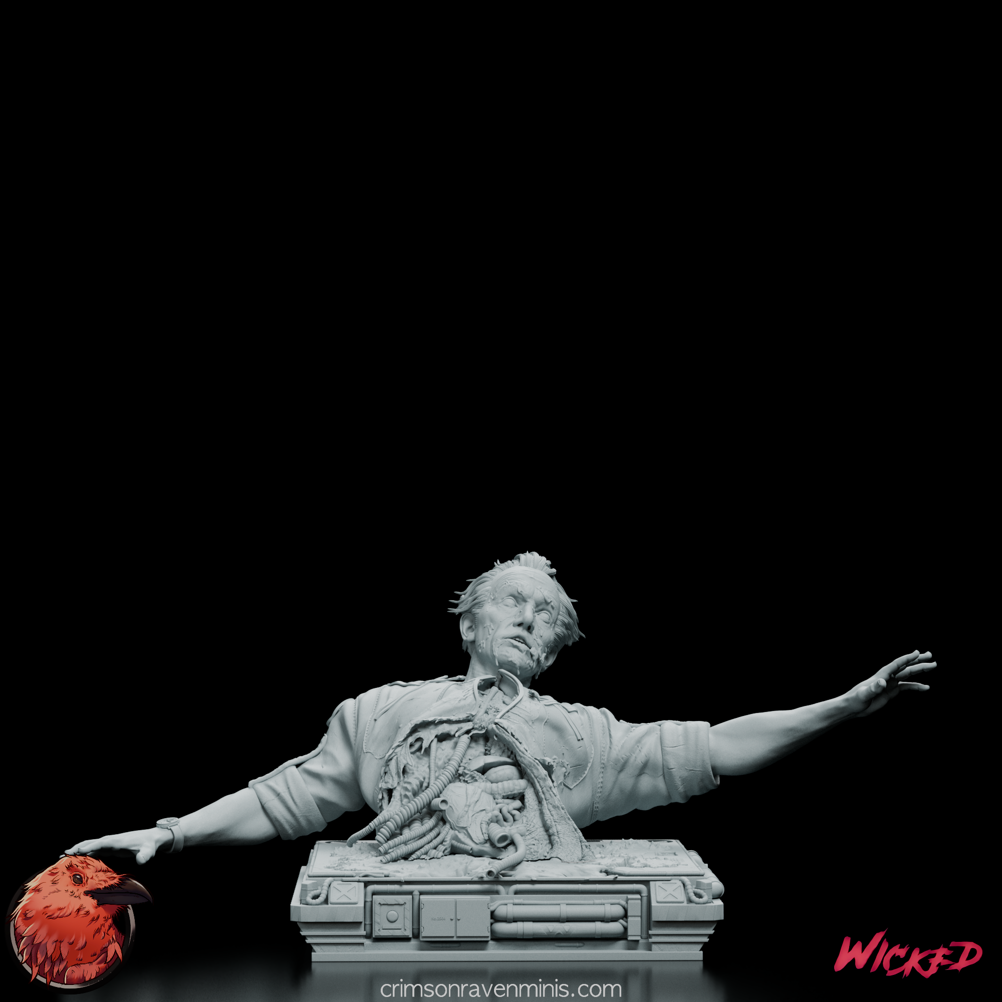 Bishop Figure Kit | Aliens 1986 Synthetic Hero Collectible – Crimson Raven