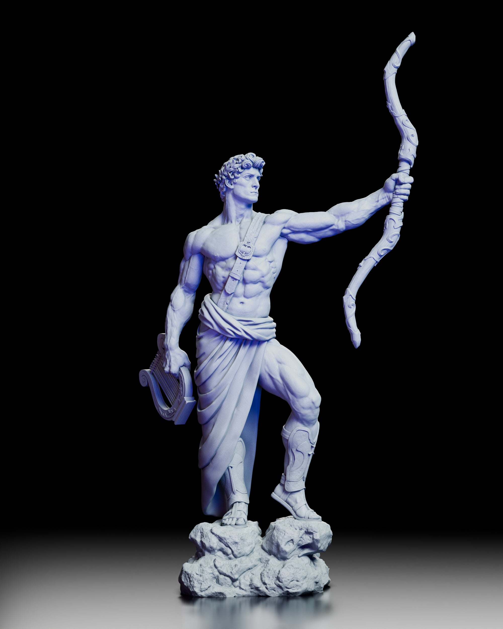 Apollo The Divine Archer | Greek Myth Figure Model Kit by CA3D Art ...