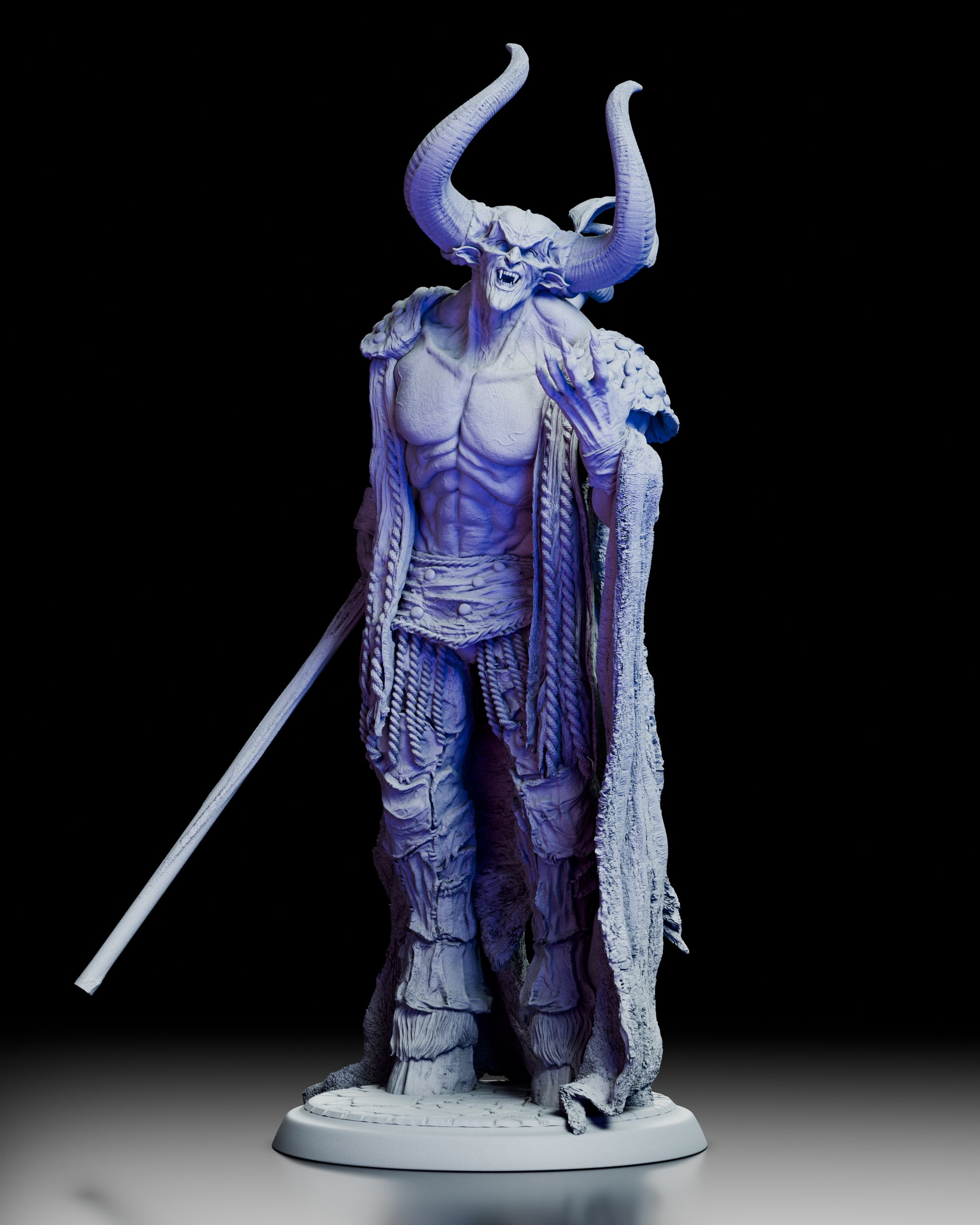 Lord of Darkness Figure Model Kit Legend 1985 Resin Statue – Crimson Raven