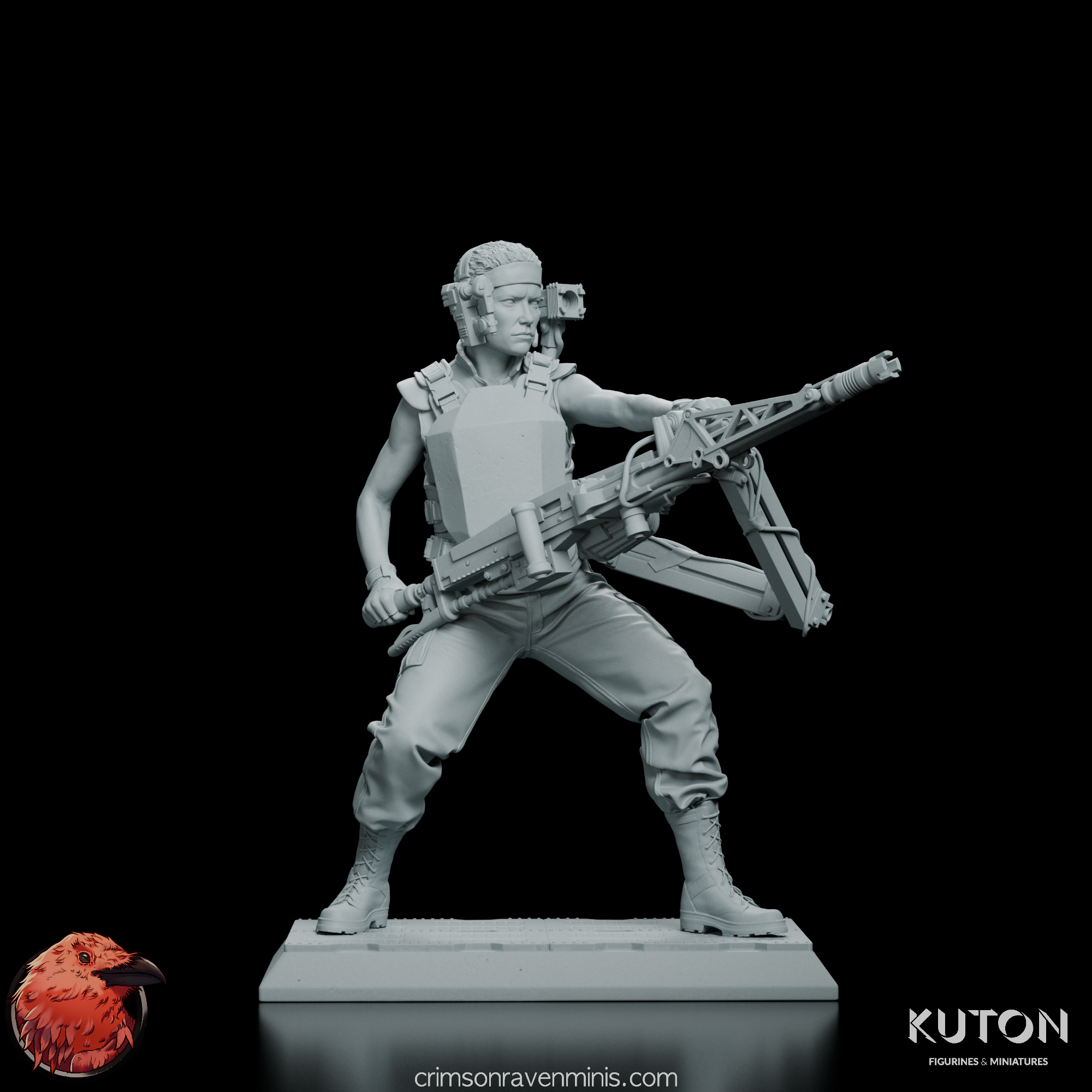 Private Vasquez Figure Model Kit | Aliens Colonial Marine Tribute ...